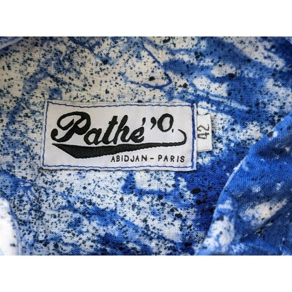 Pathe'O Abidjan | Shirts | Patheo Abidjan Paris Sz 42 Splatter Nelson ...